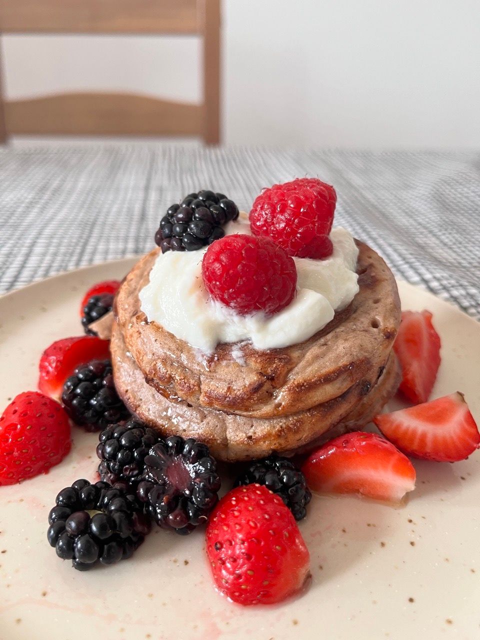 Fitness Discussion - Cottage cheese pancake from Chloe’s recipe