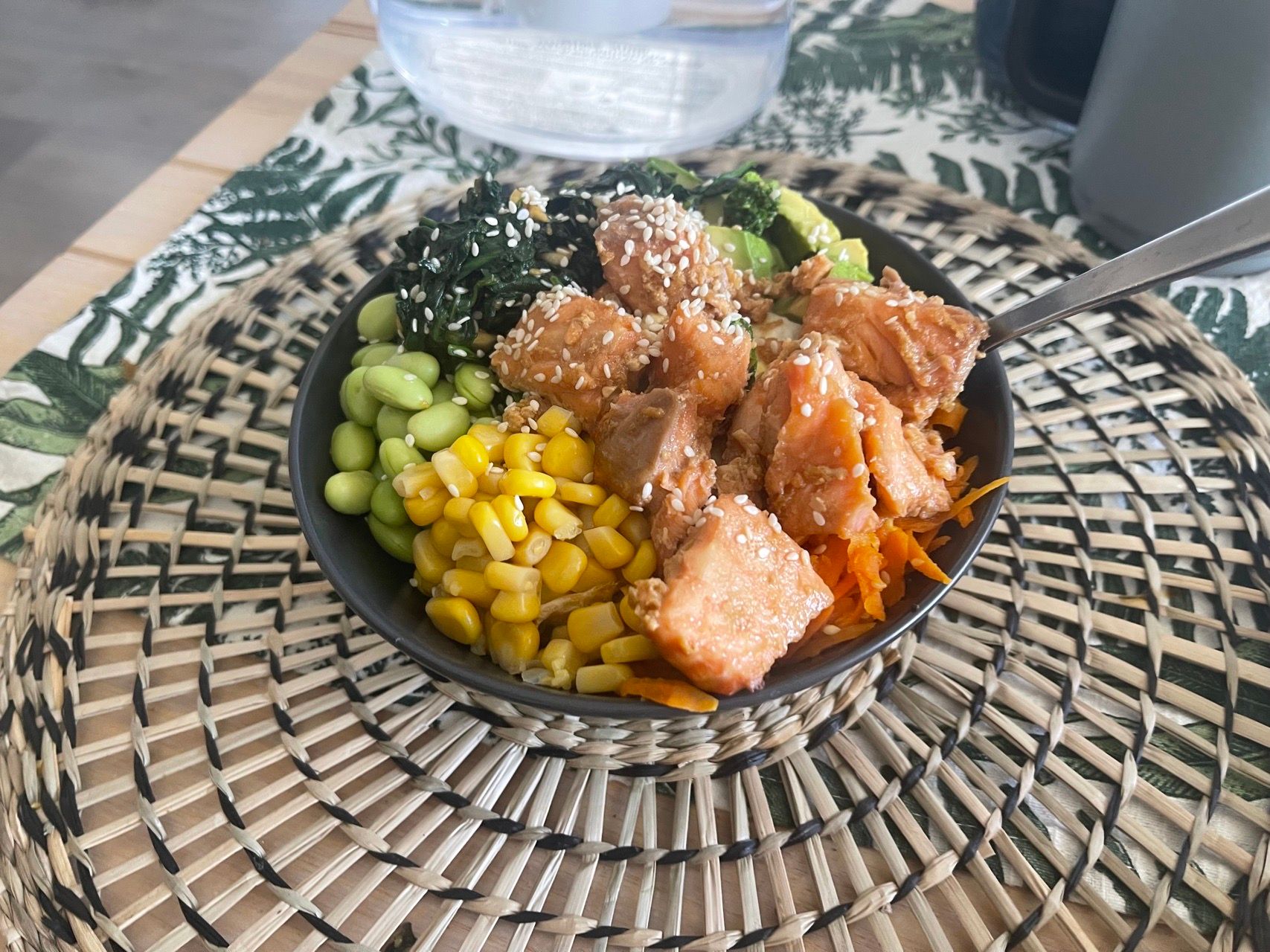 Chloe Ting Community - Made Chloe Ting’s Salmon Poke Bowl
