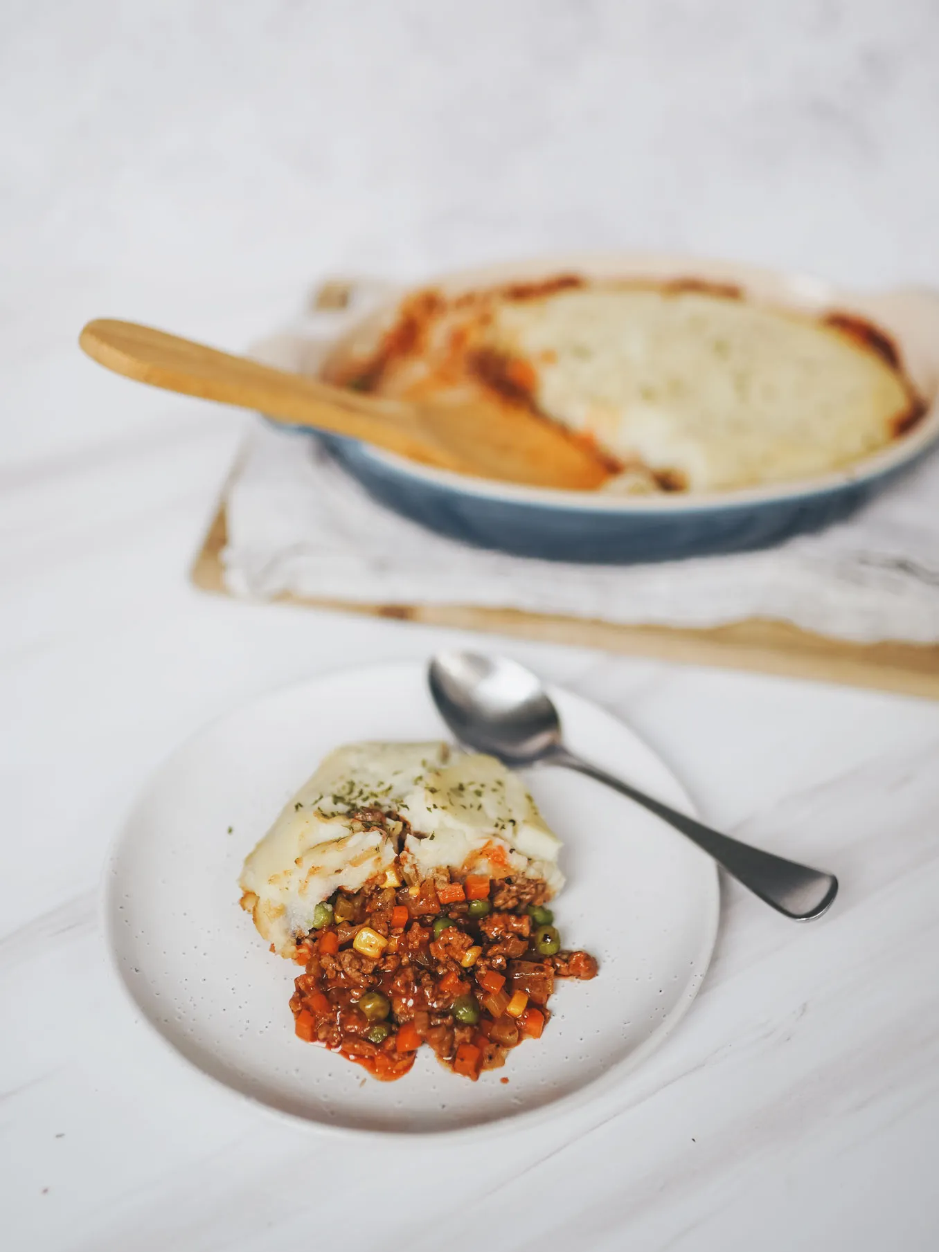 Turkey Cottage Pie with Cauliflower Mash - Chloe Ting Recipes