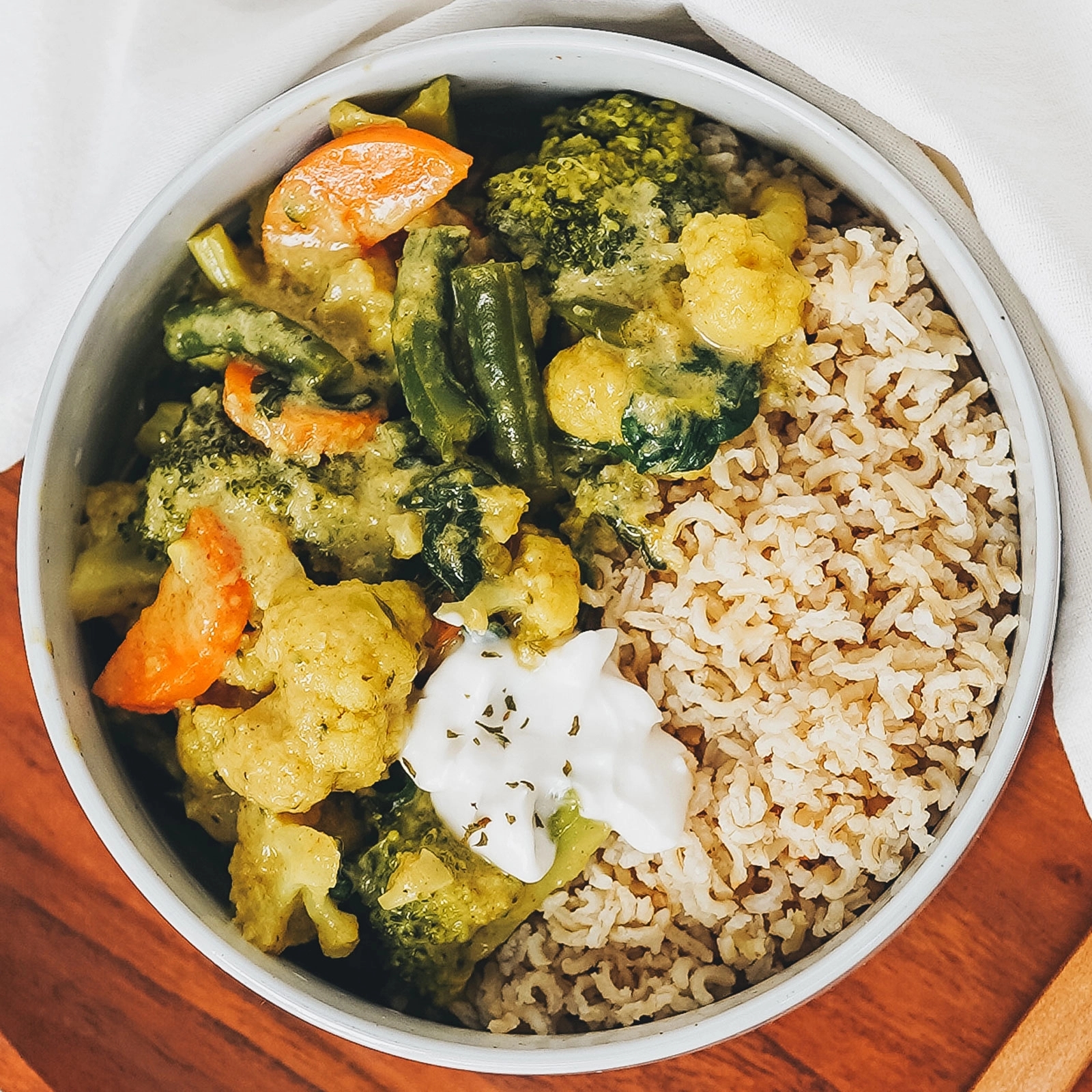 Coconut Vegetable Curry - Chloe Ting Recipes
