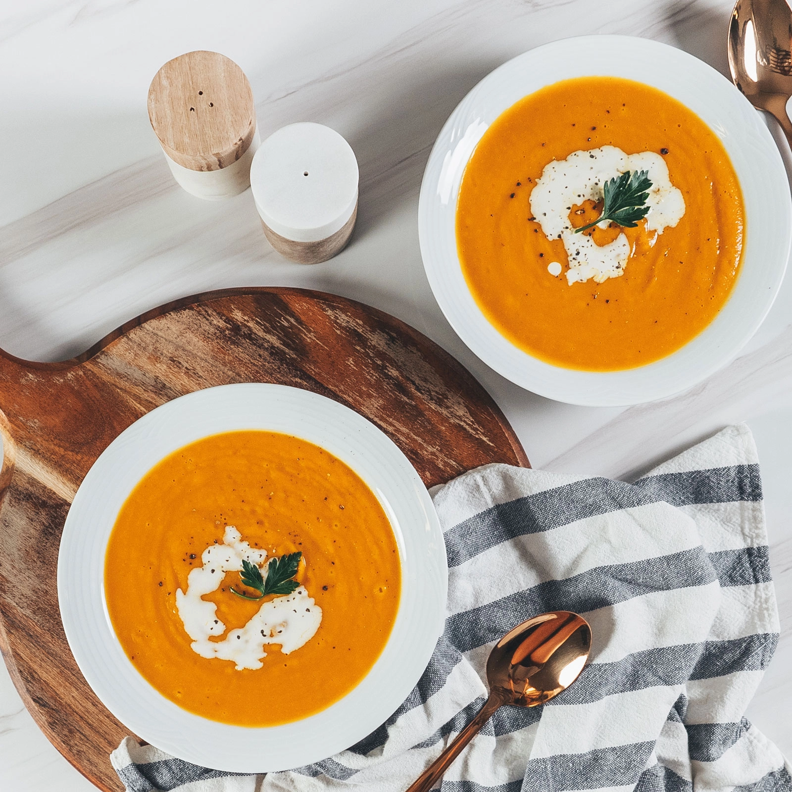 2 Ingredient Pumpkin Soup - Chloe Ting Recipes
