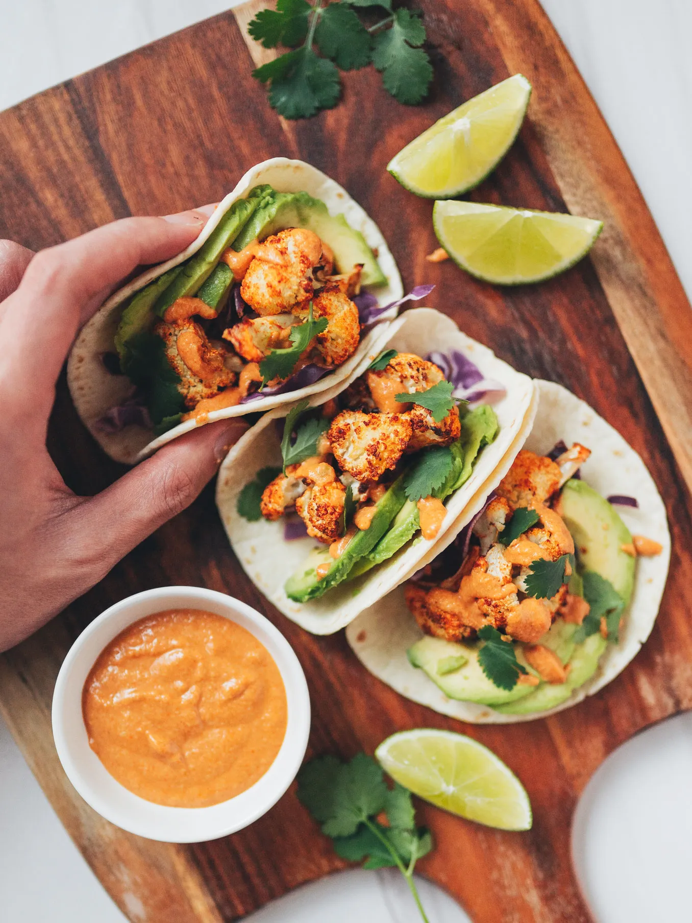 Chipotle Cauliflower Tacos - Chloe Ting Recipes