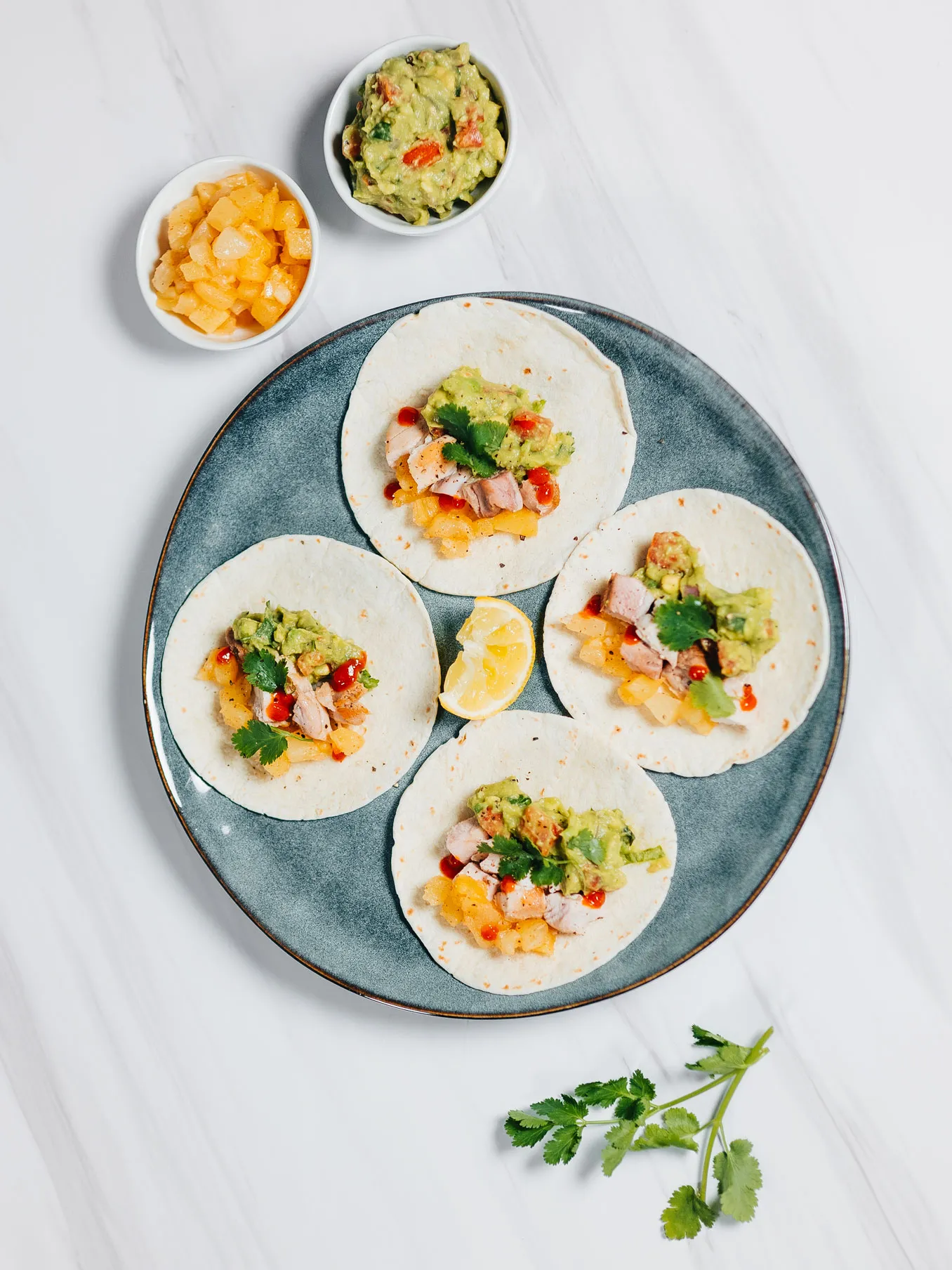 Pineapple Chicken Tacos - Chloe Ting Recipes