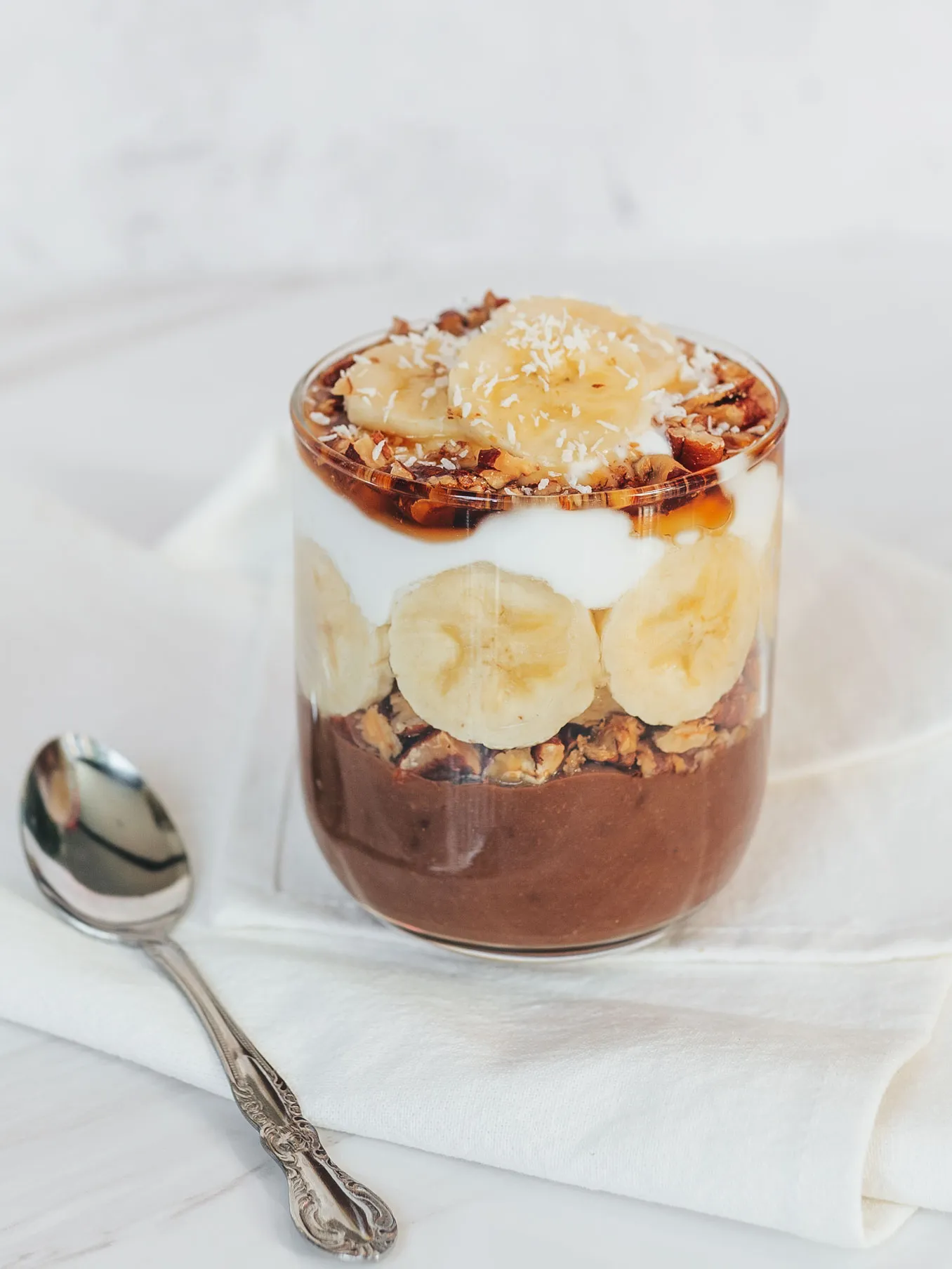 Chunky Monkey Parfait - Chloe Ting Recipes