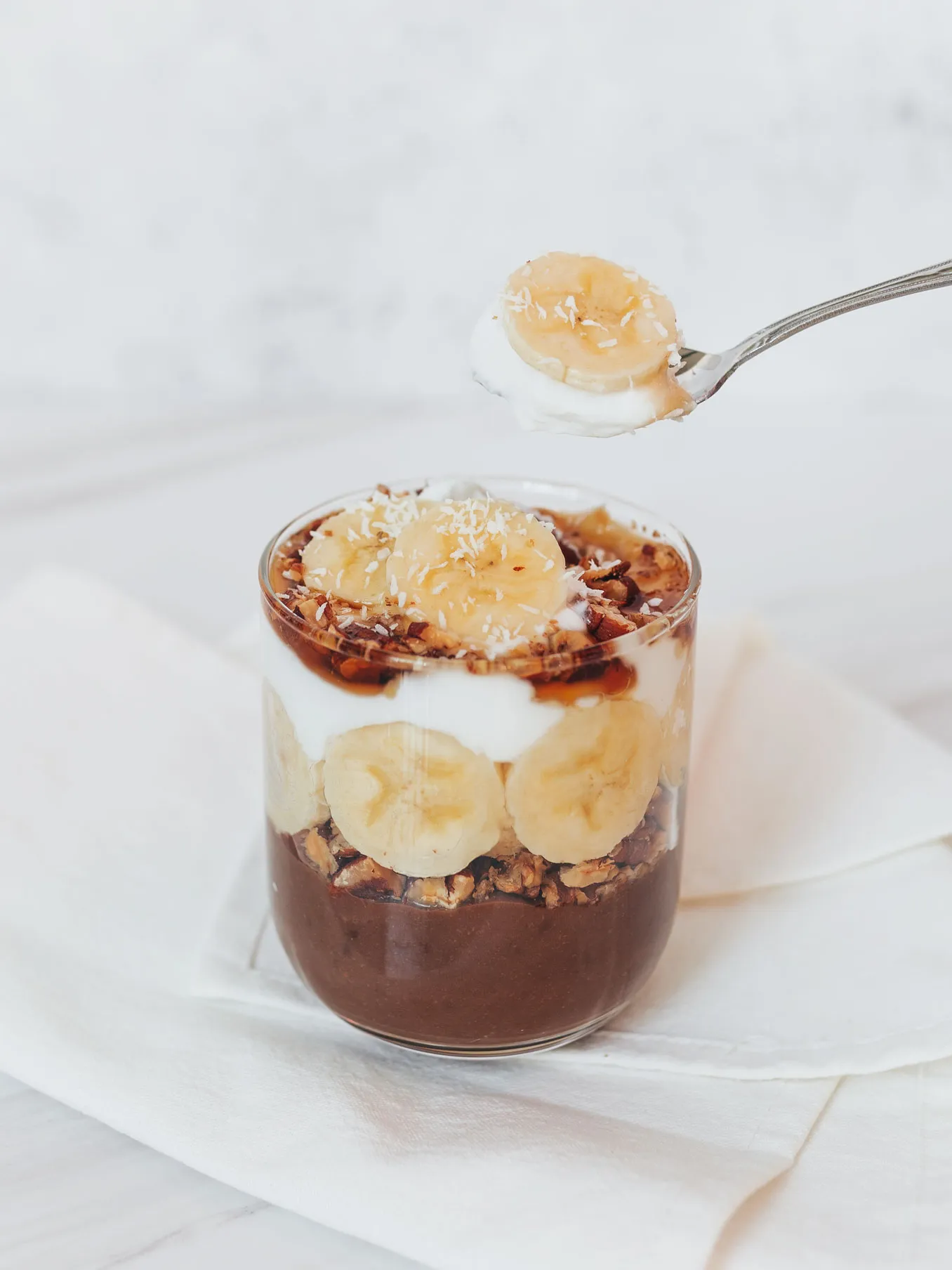 Chunky Monkey Parfait - Chloe Ting Recipes