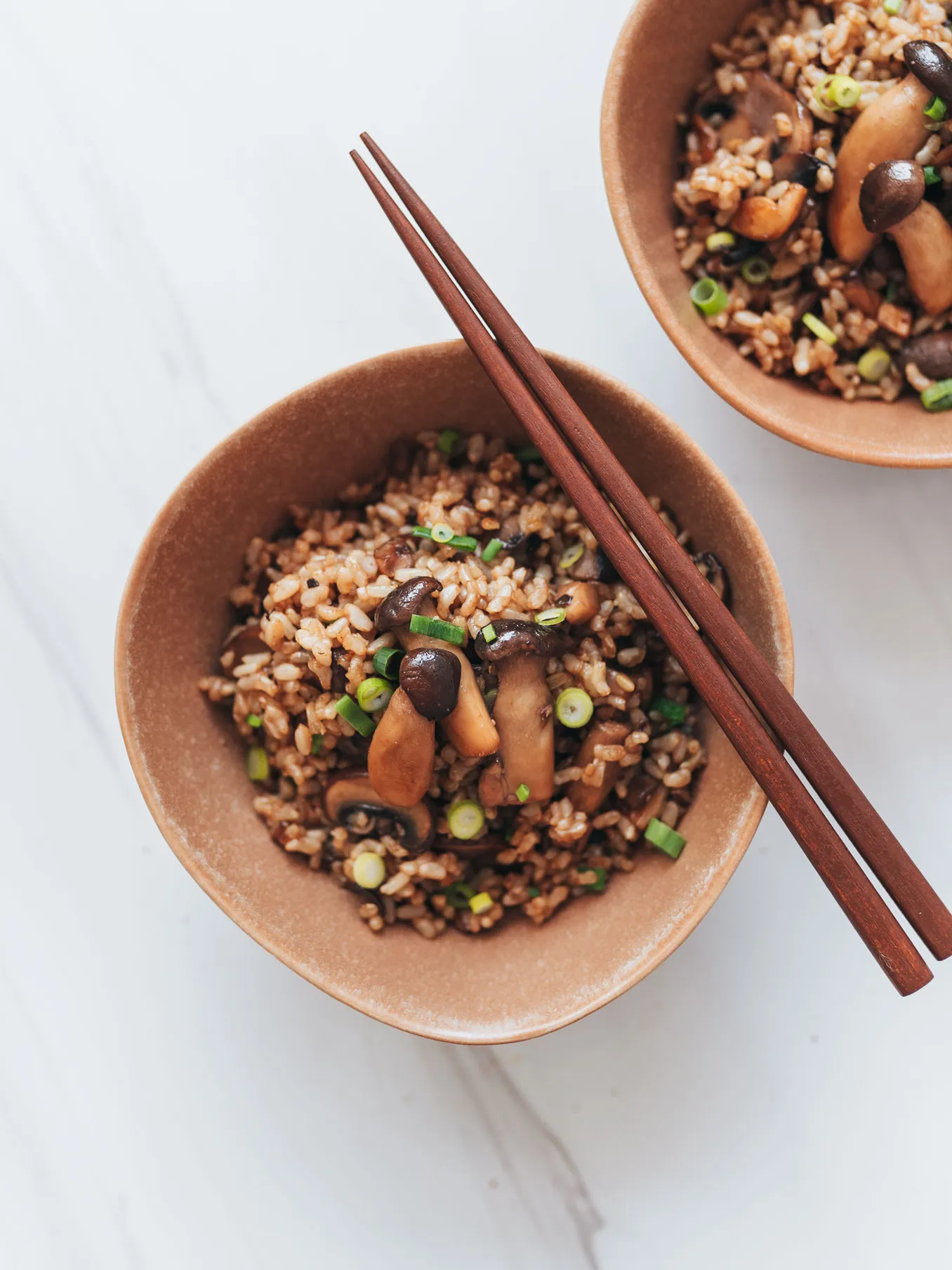 Miso Mushroom Fried Rice - Chloe Ting Recipes