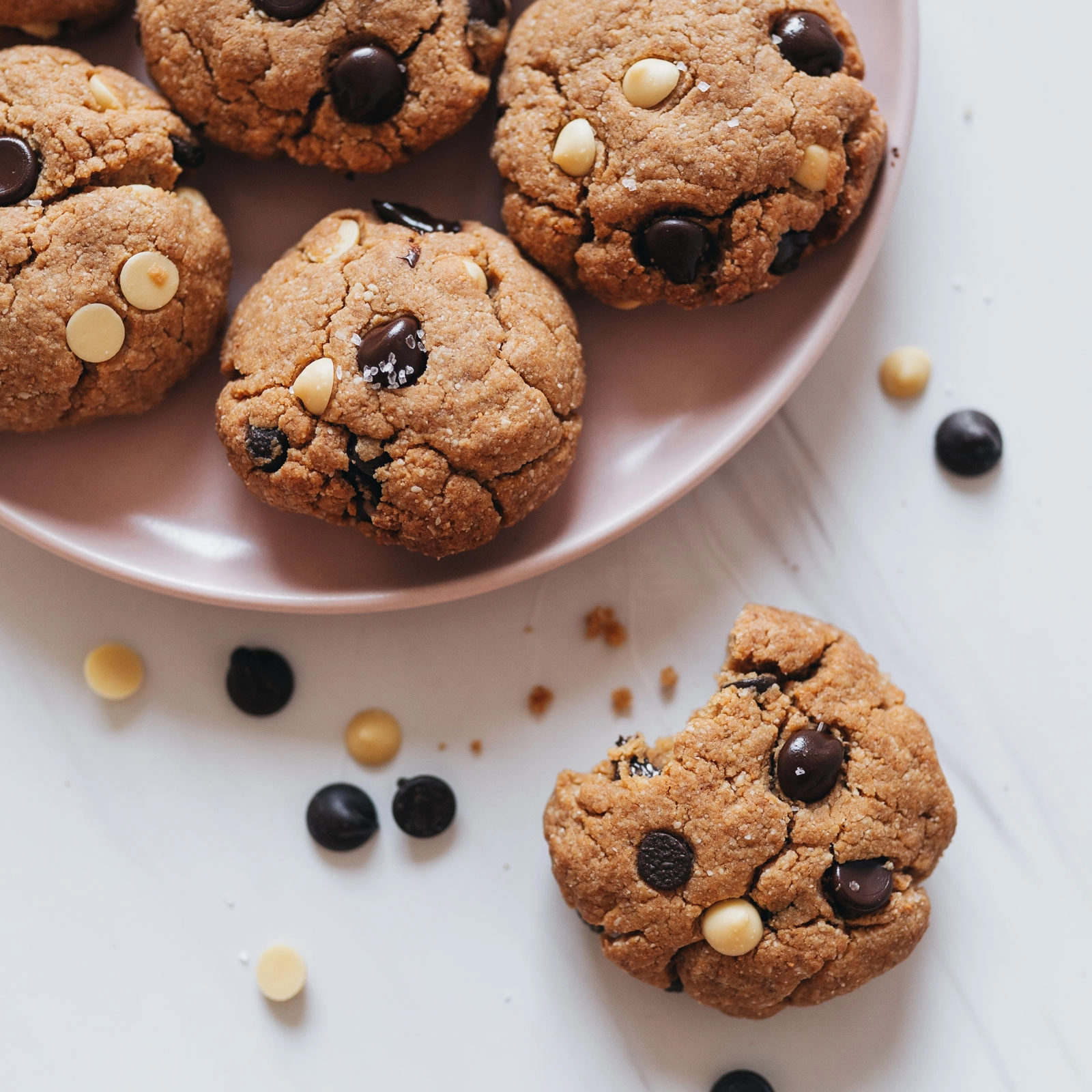 Vegan Chocolate Chip Cookies - Chloe Ting Recipes