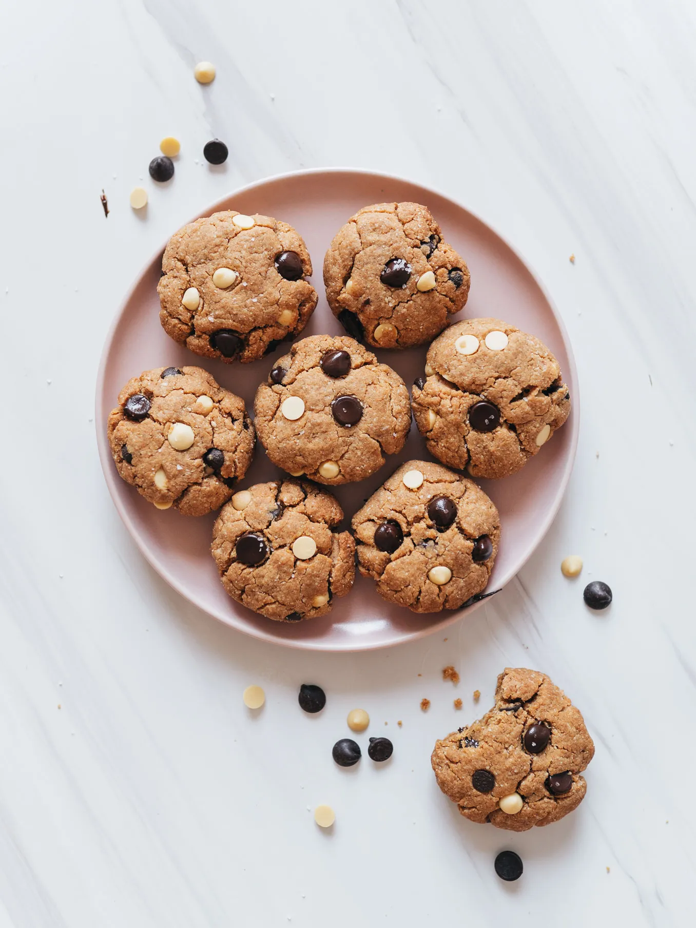 Vegan Chocolate Chip Cookies - Chloe Ting Recipes