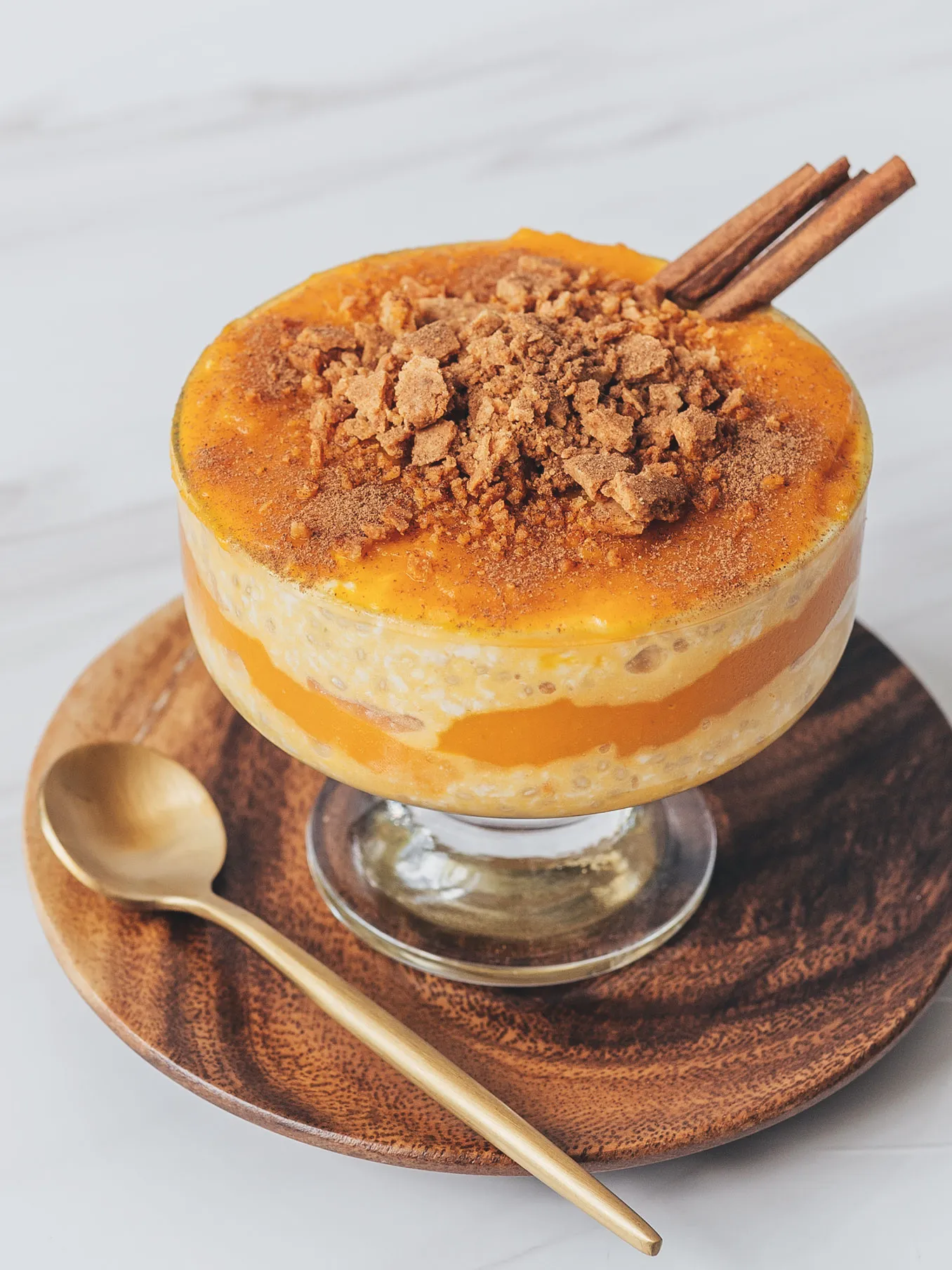 Pumpkin Pie Overnight Oats - Chloe Ting Recipes