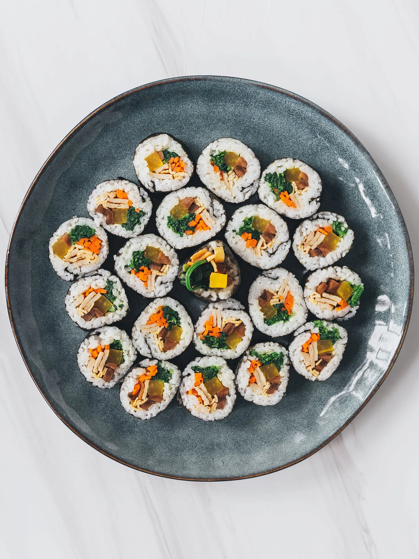 Veggie Gimbap - Chloe Ting Recipes