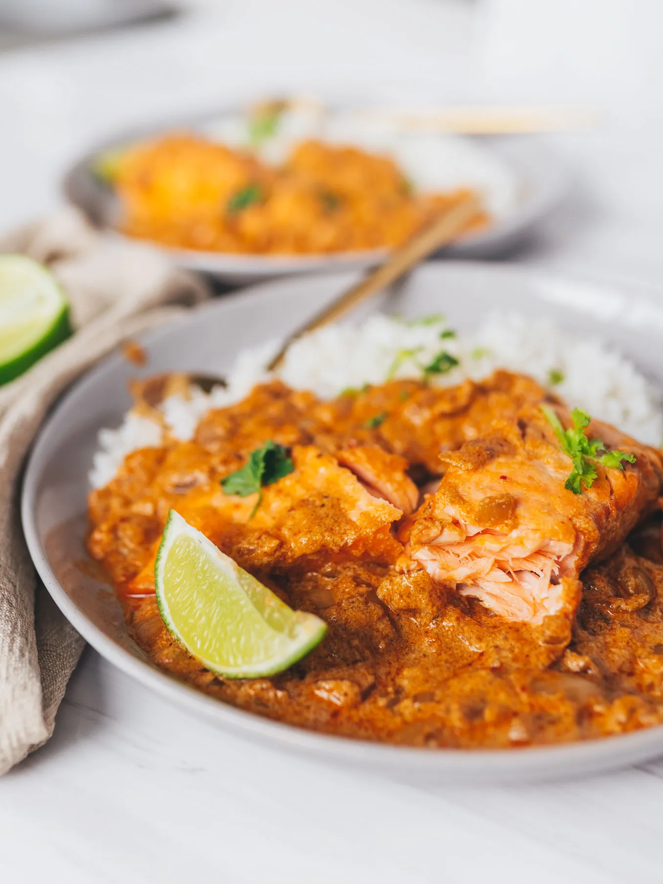 Coconut Salmon Curry - Chloe Ting Recipes